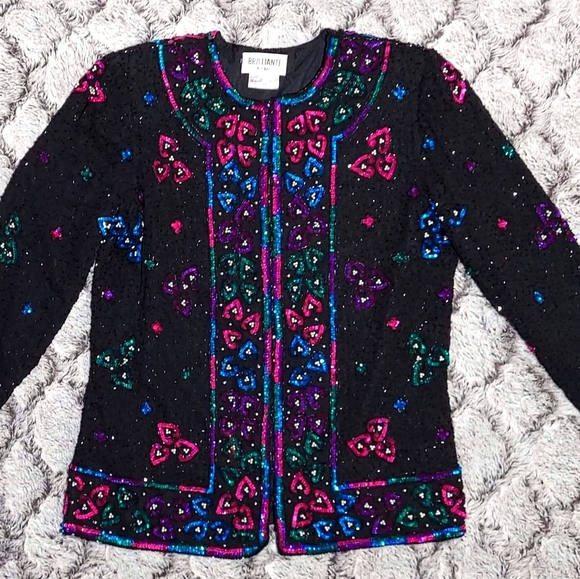 Jackets & Coats | Beautiful Vintage Colorful Beaded Blazer | Poshmark